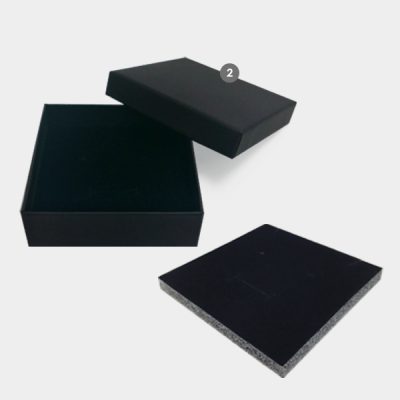 [ G1 ] KRAFT BLACK RIGID JEWELRY BOX - 12PCS - BOX2PAC - Malaysia ...