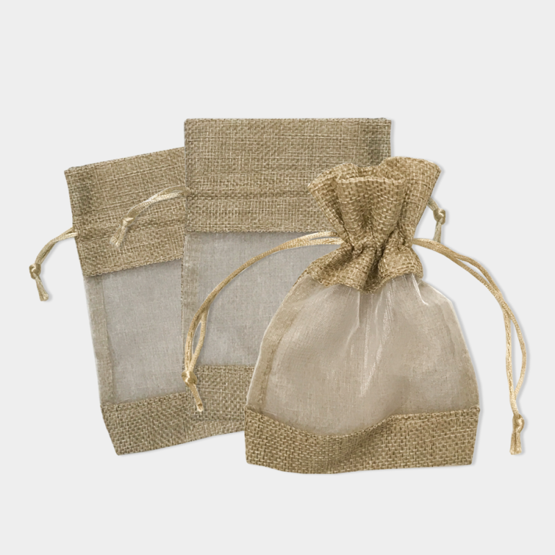 [ 10X14cm SMALL ] JUTE NATURAL POUCH - 25PCS - BOX2PAC - Malaysia ...