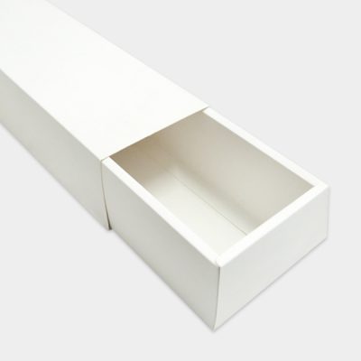 [ G1 ] SD7 MATTE WHITE SLIDING GIFT BOX - LONG - 25PCS - BOX2PAC ...