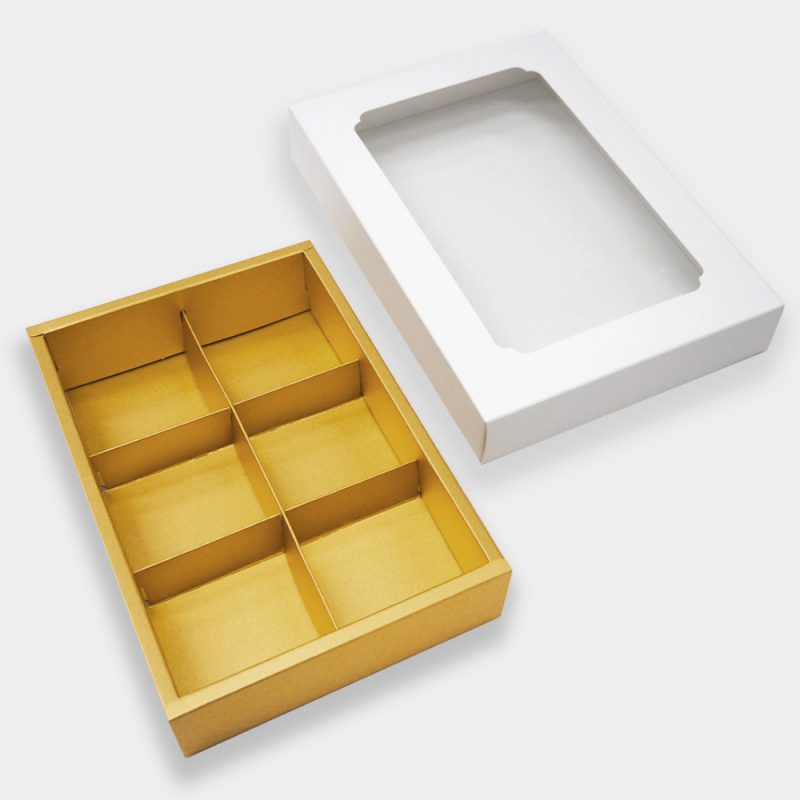 [ WINDOW ] WHITE GOLD 2-PC DIVIDER BOX - 25PCS - BOX2PAC - Malaysia ...