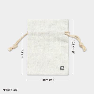 [ COTTON ] NATURAL MUSLIN POUCH - 25PCS - BOX2PAC - Malaysia Online Box ...