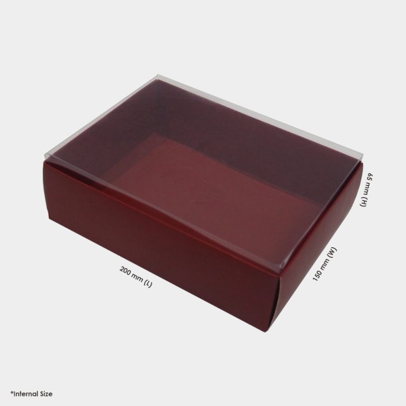 [ G2 ] CLEAR LID COLORED GIFT BOX - 25PCS - BOX2PAC - Malaysia Online ...