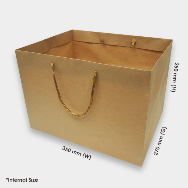 SQUARE CRAFT DELIVERY BAG - 12PCS - BOX2PAC - Malaysia Online Box Store