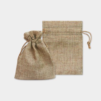 [ JUTE ] XX-SMALL / X-SMALL JUTE NATURAL POUCH - 25PCS - BOX2PAC ...