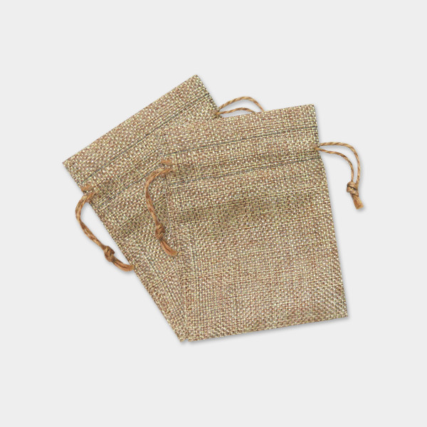 [ 8.5X11cm ] X-SMALL JUTE NATURAL POUCH - 25PCS - BOX2PAC - Malaysia ...