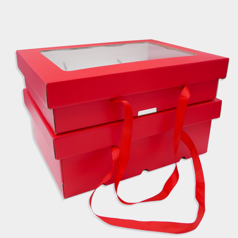[ G4 RED ] LARGE WINDOW TOP RED BOX - 10PCS - BOX2PAC - Malaysia Online ...