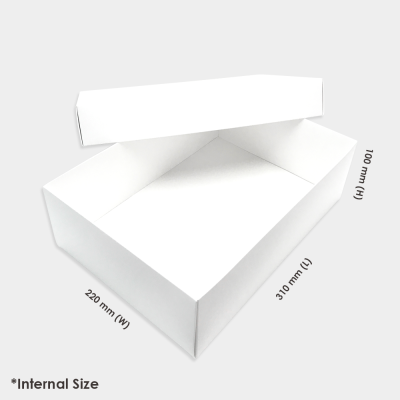 [ G2 ] WINDOW A4 TALL WHITE PREMIER GIFT BOX - PACK OF 10 - BOX2PAC ...