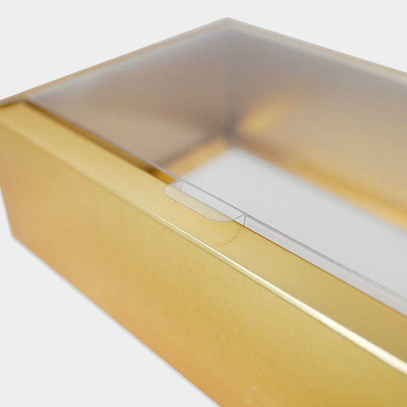 [ G2 ] RECTANGLE GOLD CLEAR LID GIFT BOX - 25 PCS - BOX2PAC - Malaysia ...