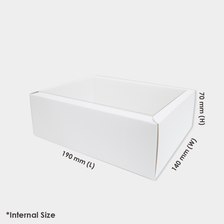[ G2 ] RECTANGLE WHITE CLEAR LID GIFT BOX - 10 PCS - BOX2PAC - Malaysia ...