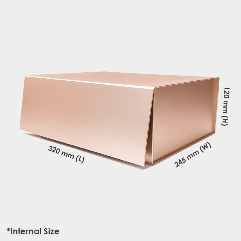[ G3 ] ELITE ROSE GOLD COLLAPSIBLE MAGNETIC LID GIFT BOX *minimum 2pcs ...