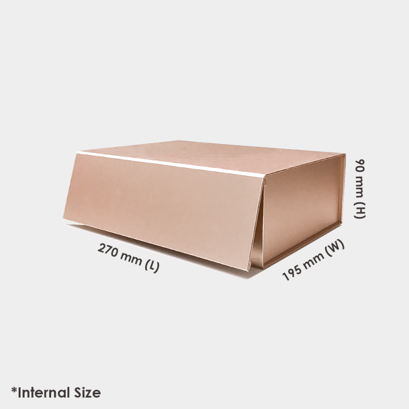 [ G3 ] ELITE ROSE GOLD COLLAPSIBLE MAGNETIC LID GIFT BOX *minimum 2pcs ...