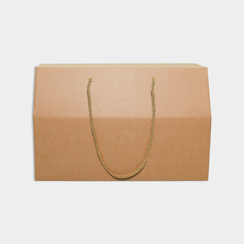 [ G4 ] KRAFT WIDE HAMPER BOX WITH STRING - 10PCS - BOX2PAC - Malaysia Online Box Store