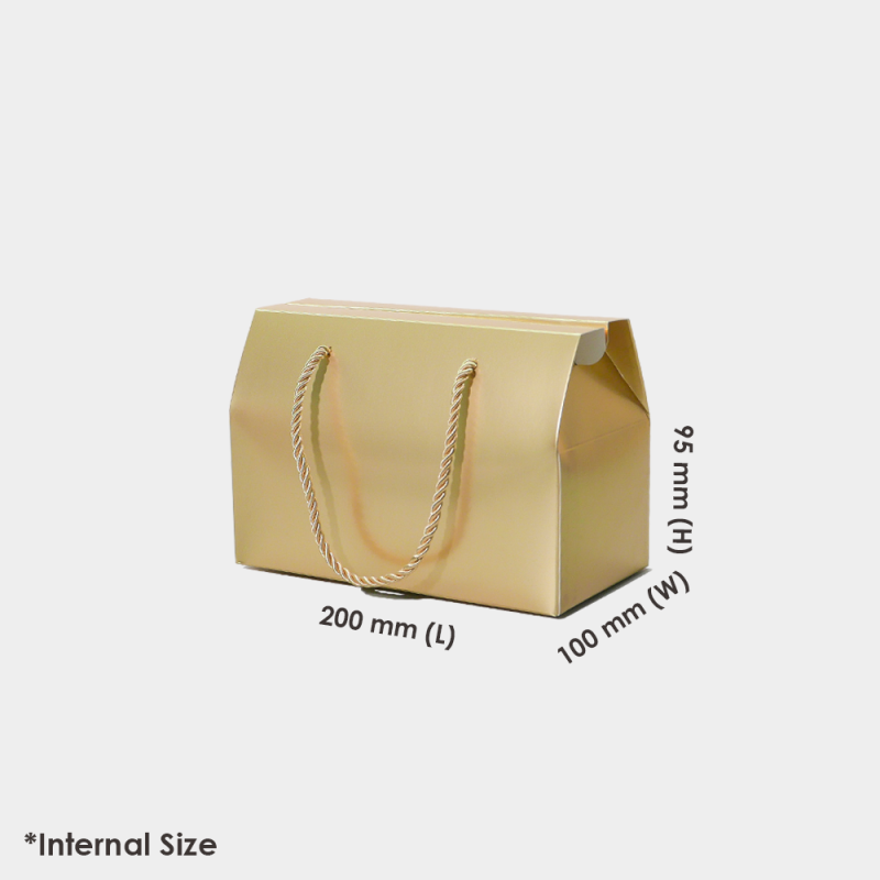 [ METALLIC ] GOLD / SILVER / ROSE GOLD STRING CARRY BOX - 10PCS ...