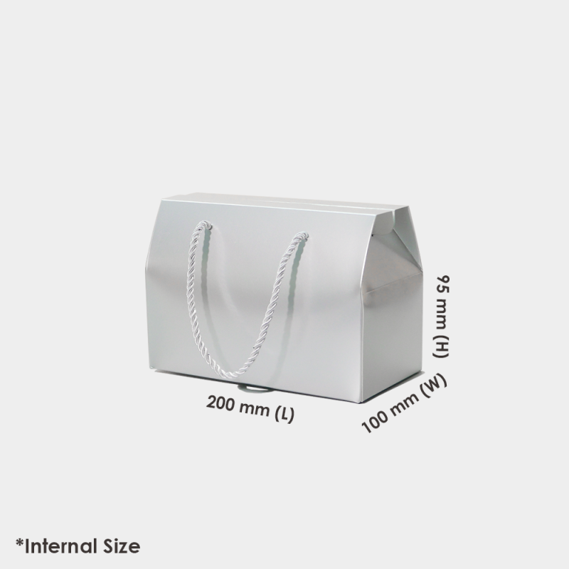 [ METALLIC ] GOLD / SILVER / ROSE GOLD STRING CARRY BOX - 10PCS ...