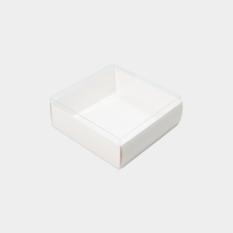 [ SQUARE WHITE ] CLEAR LID GIFT BOX - 25PCS - BOX2PAC - Malaysia Online ...