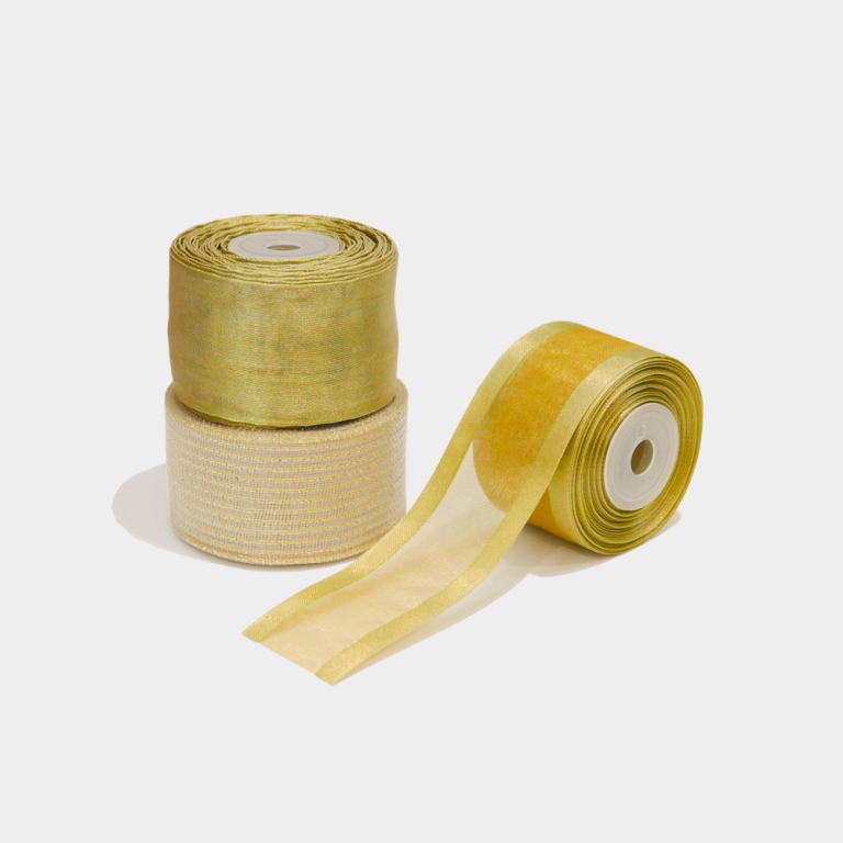 [ RIBBON ] GOLDEN SHEER ORGANZA RIBBON - 10 METERS - BOX2PAC - Malaysia ...
